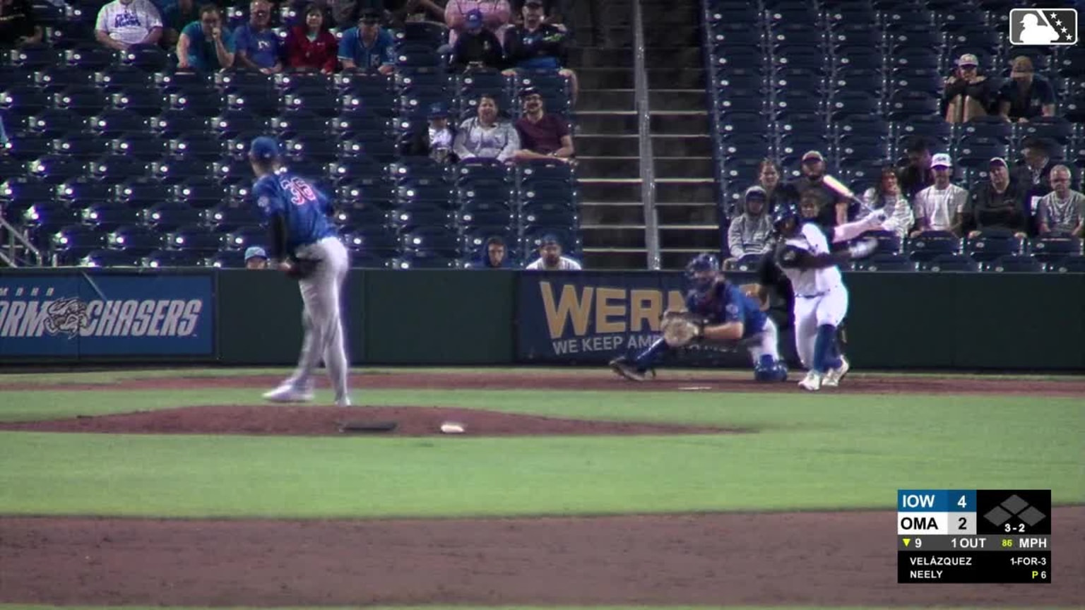 Jack Neely's lone strikeout | 08/07/2024 | MiLB.com