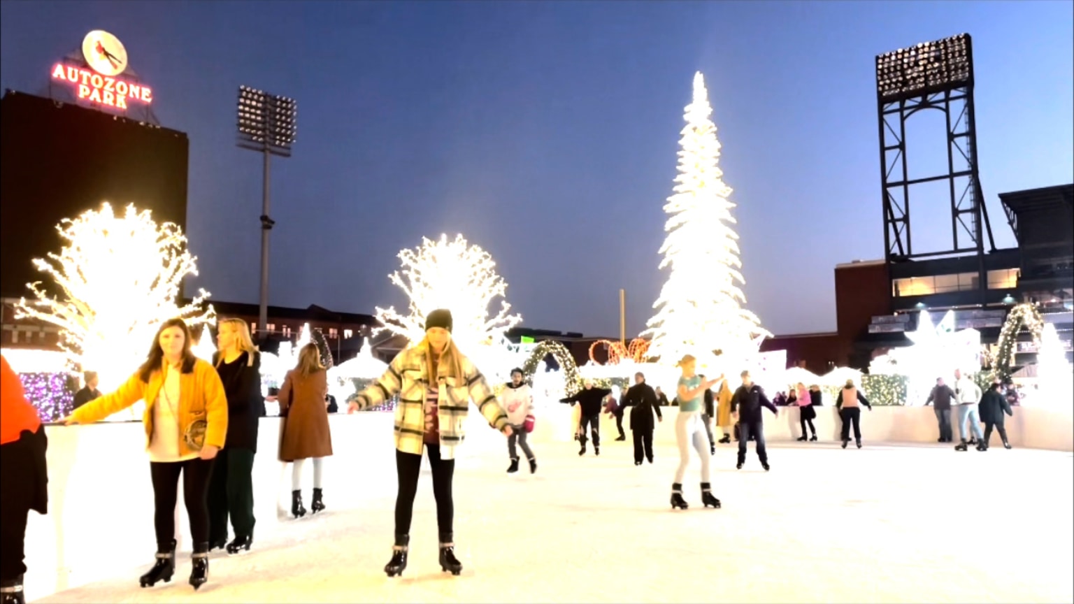 Ice Skating at Deck the Diamond | 11/28/2023 | Redbirds