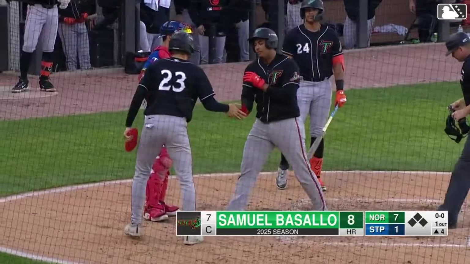 Samuel Basallo's 438-foot home run | 05/22/2025 | Tides