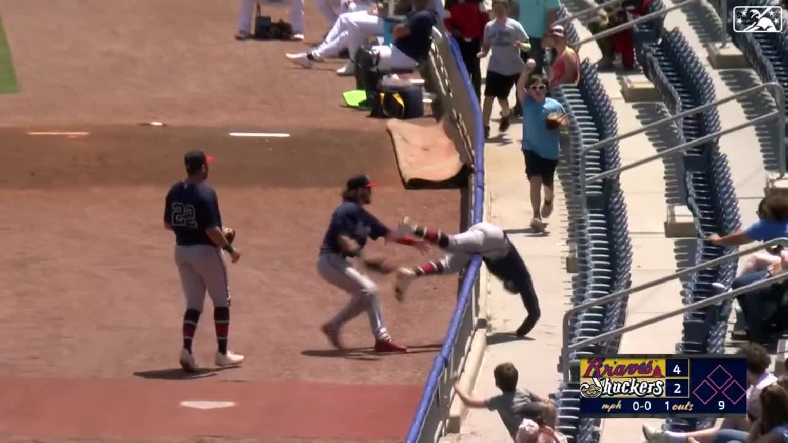 Beau Philip's running catch | 04/27/2023 | MiLB.com