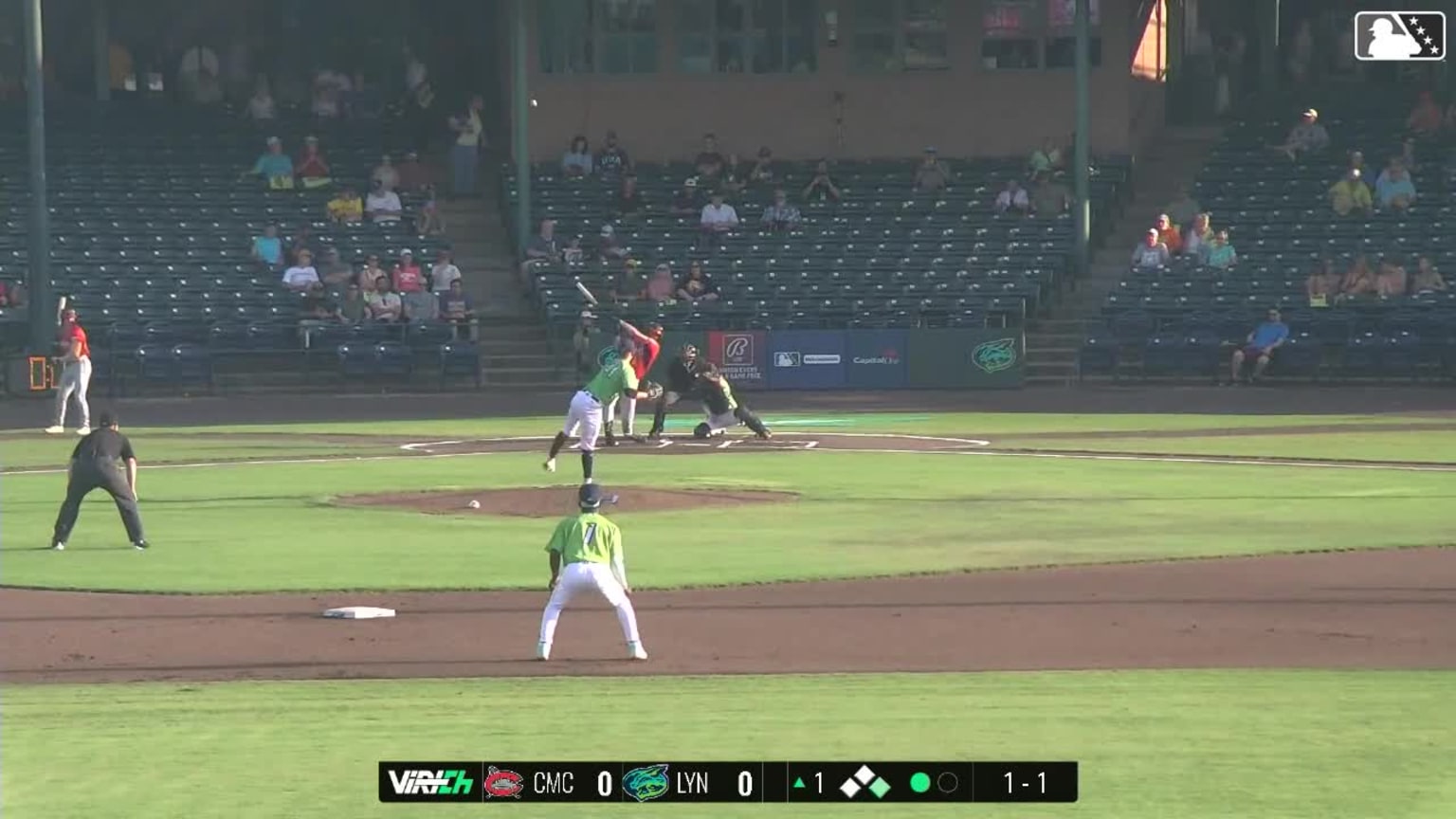 Eric Bitonti 's 7th homer of the year | 08/28/2024 | Mudcats