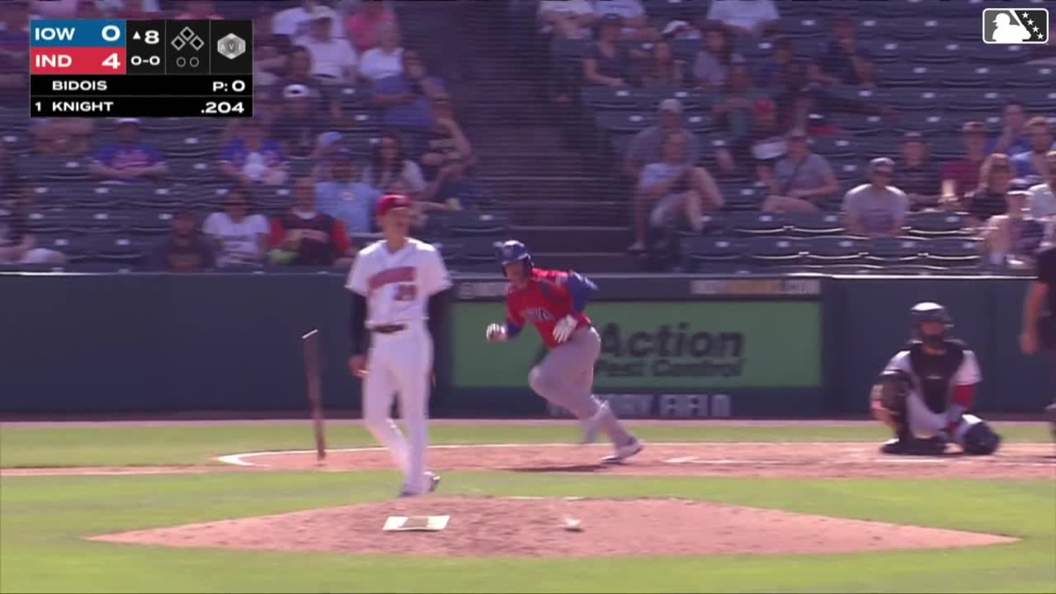 Brandon Bidois' hitless streak ends at 18 innings | 09/15/2025 | MiLB.com