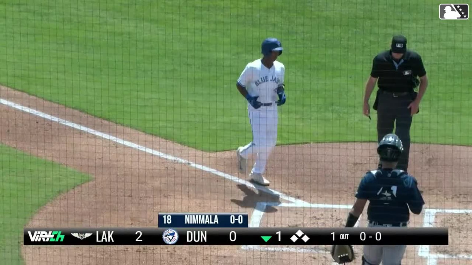 Arjun Nimmala's first pro HR | 04/07/2024 | Blue Jays