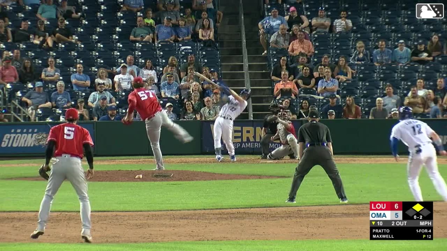 Zach Maxwell records a 102.5 fastball | 08/18/2024 | Bats