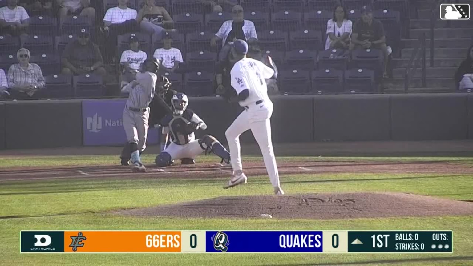 Anthony Scull's leadoff home run | 06/21/2024 | 66ers