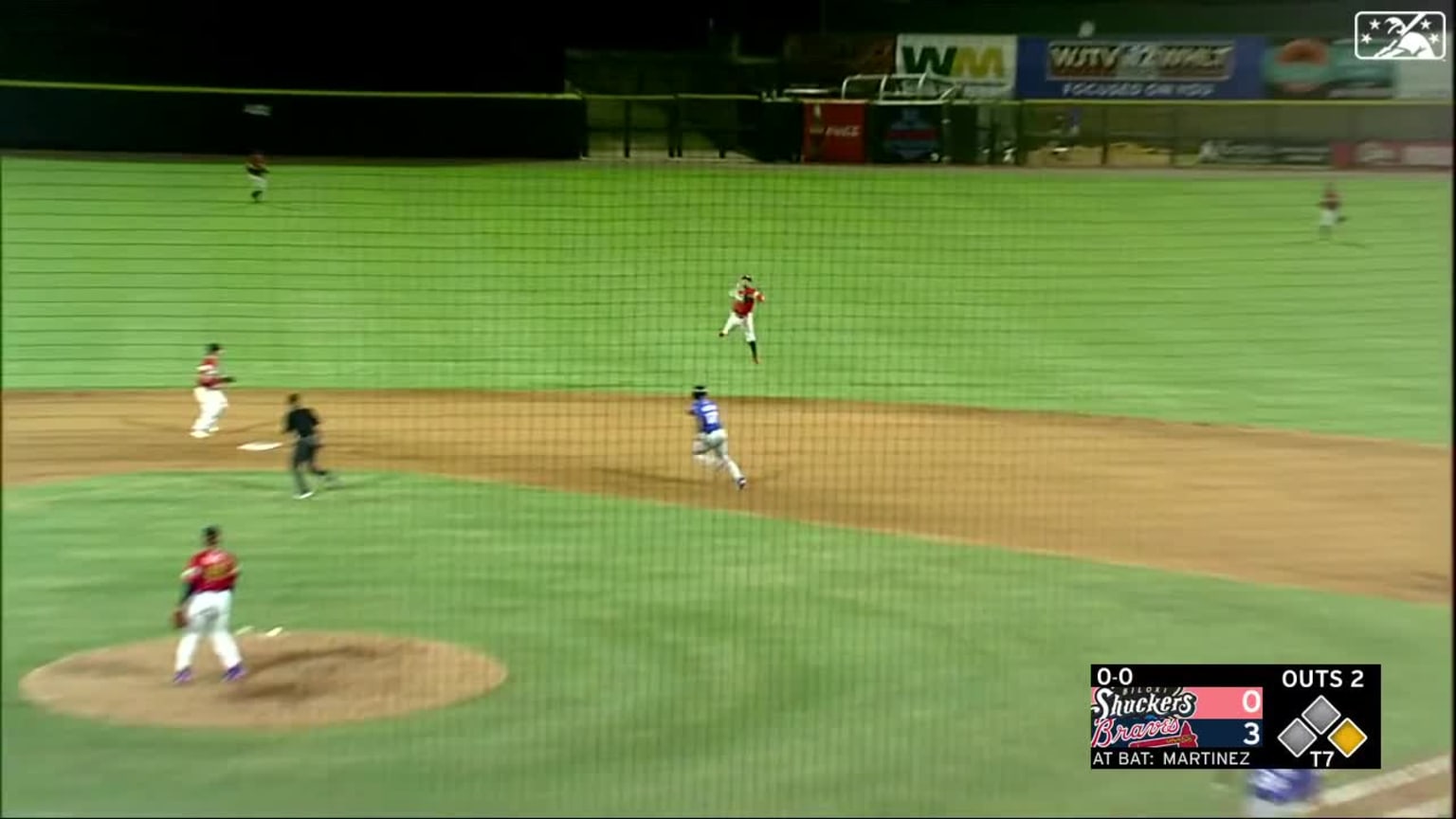 Cal Conley's jump throw | 08/20/2023 | MiLB.com