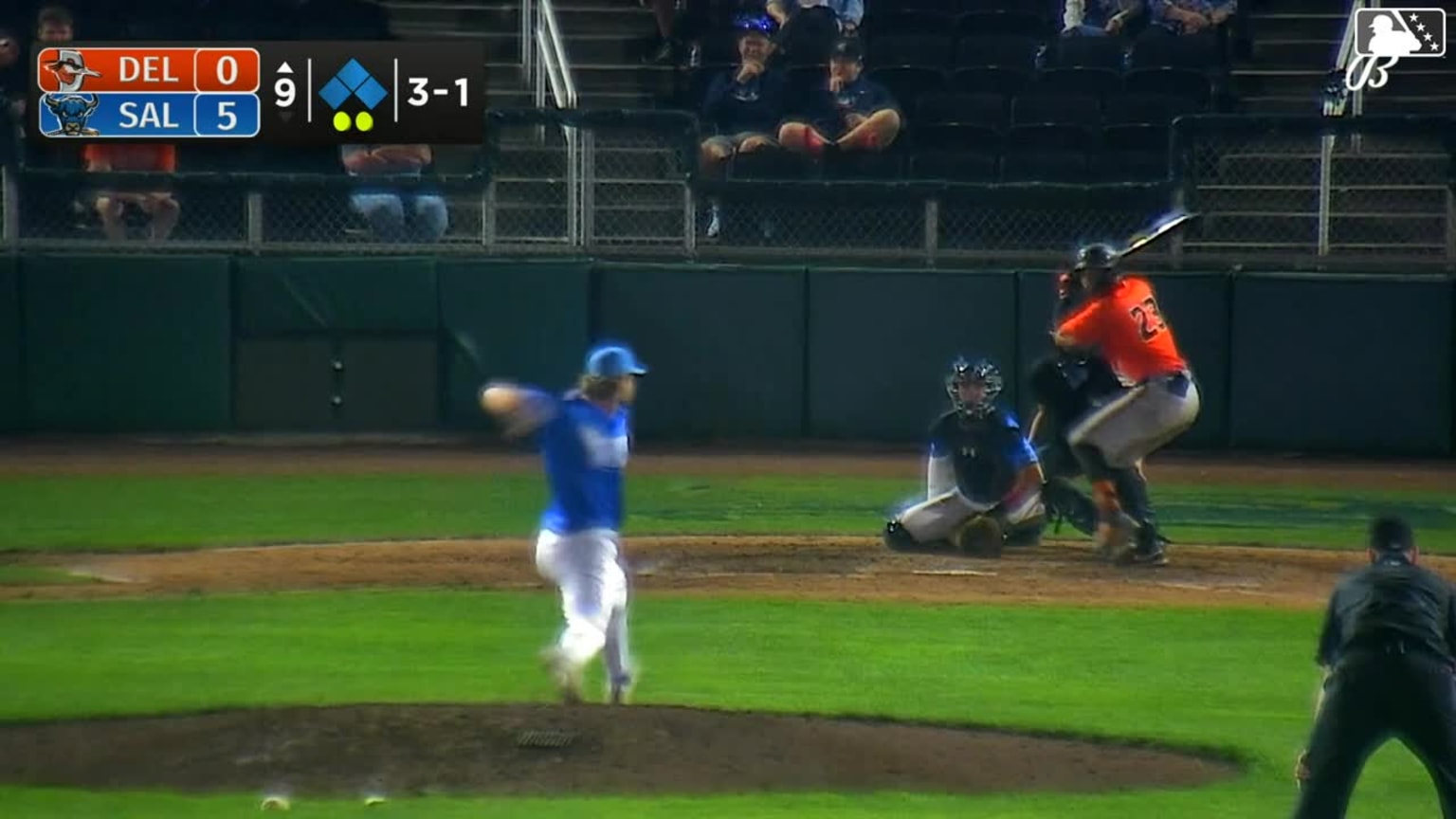 Joshua Liranzo walks. Cobb Hightower scores. Edwin Amparo to 3rd. DJ ...