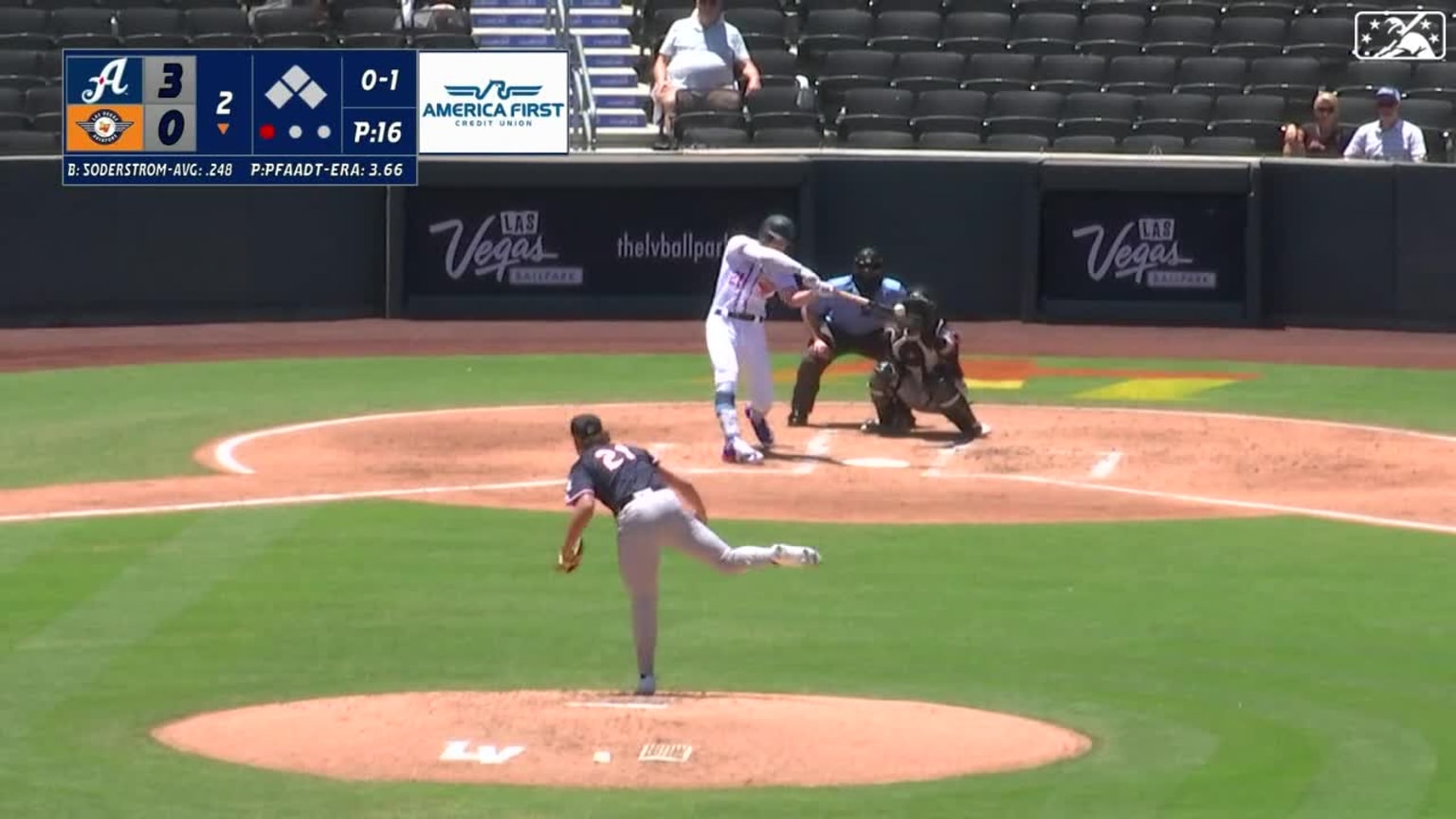 Tyler Soderstrom’s solo home run | 06/18/2023 | Aviators