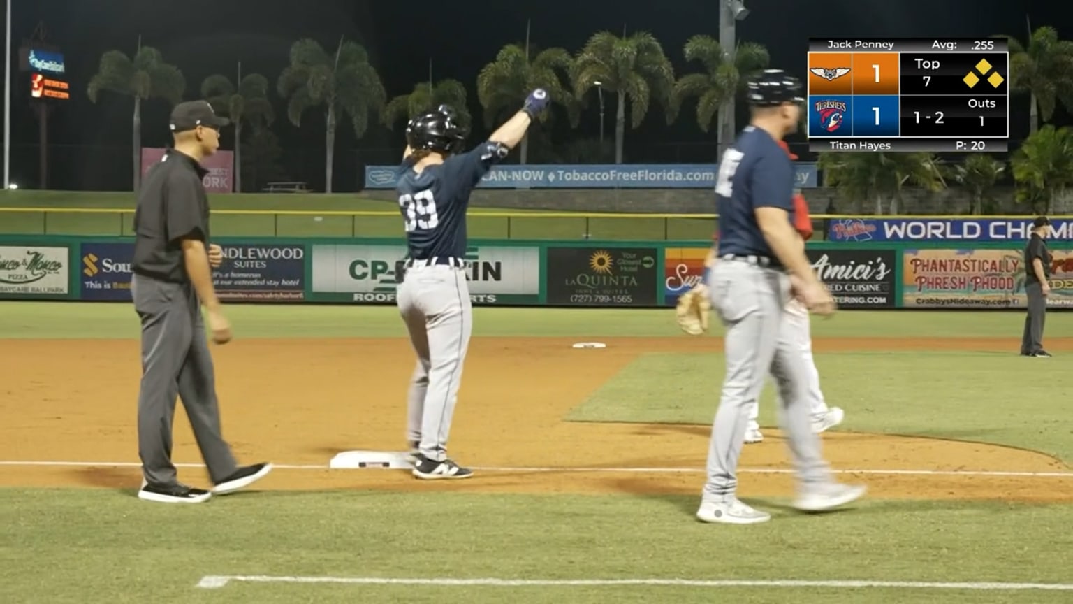 Jack Penney hits a pair of triples | 09/13/2024 | Flying Tigers