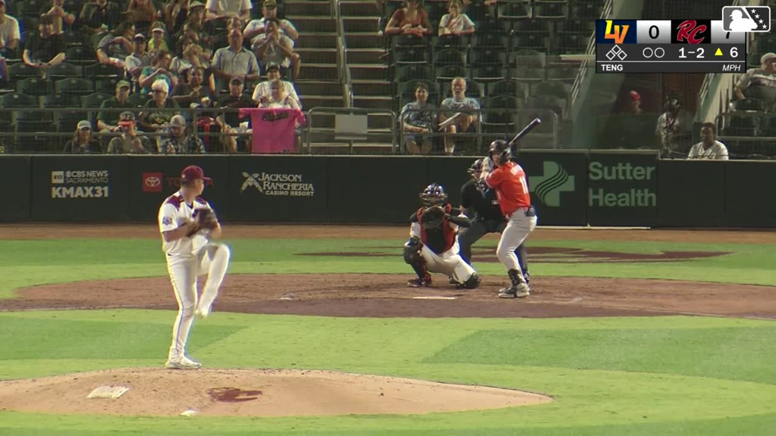 Kai-Wei Teng's six strong innings | 08/28/2024 | River Cats