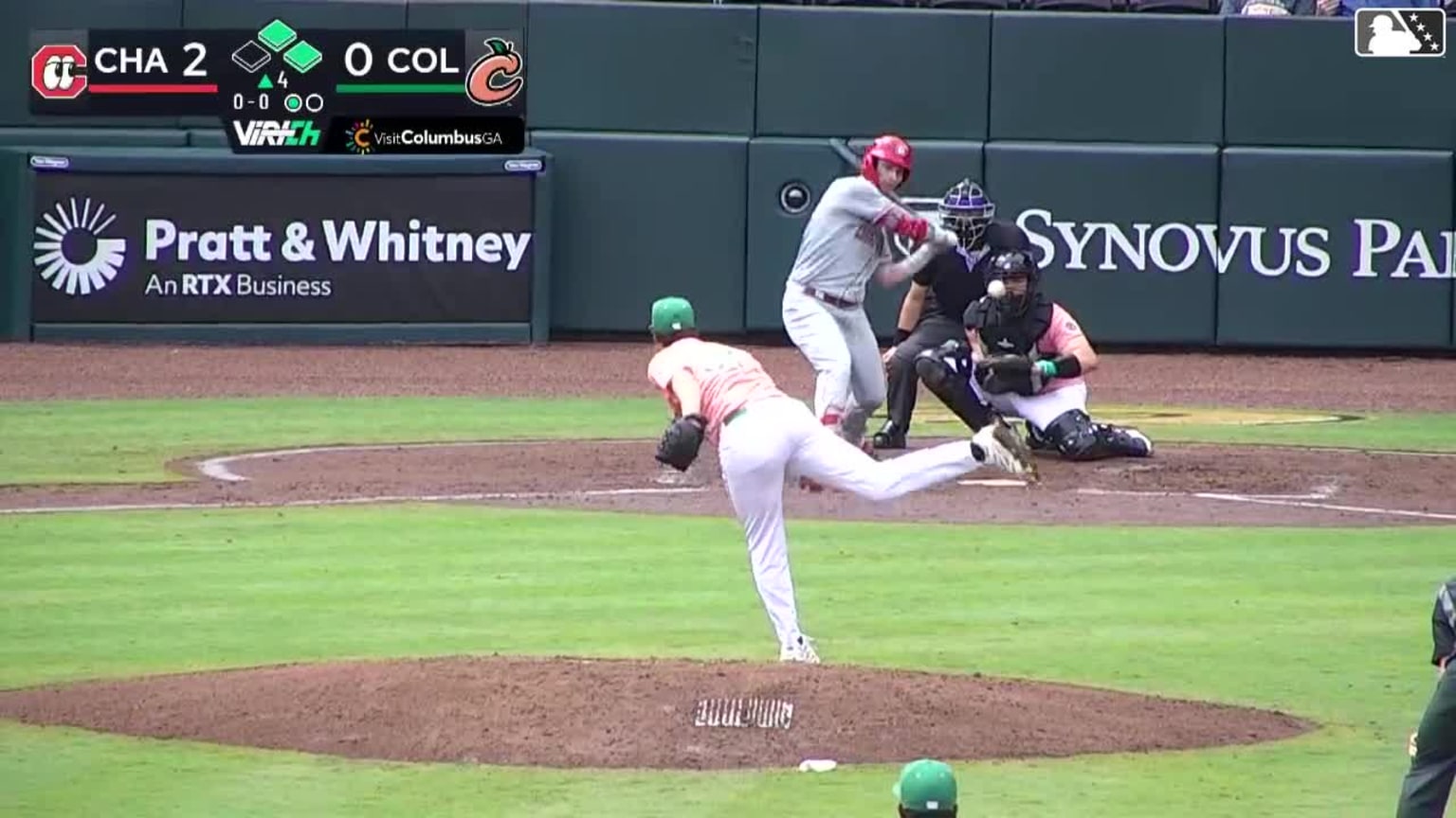 Austin Hendrick grounds into a double play, pitcher Brett Sears to ...