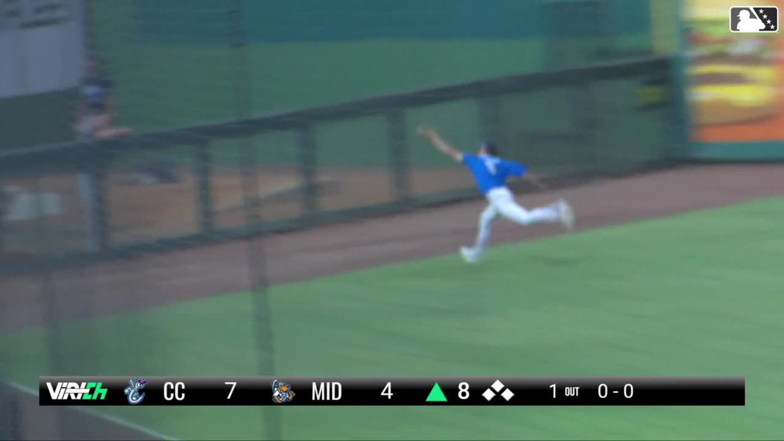 Colby Thomas' running grab | 05/30/2024 | RockHounds