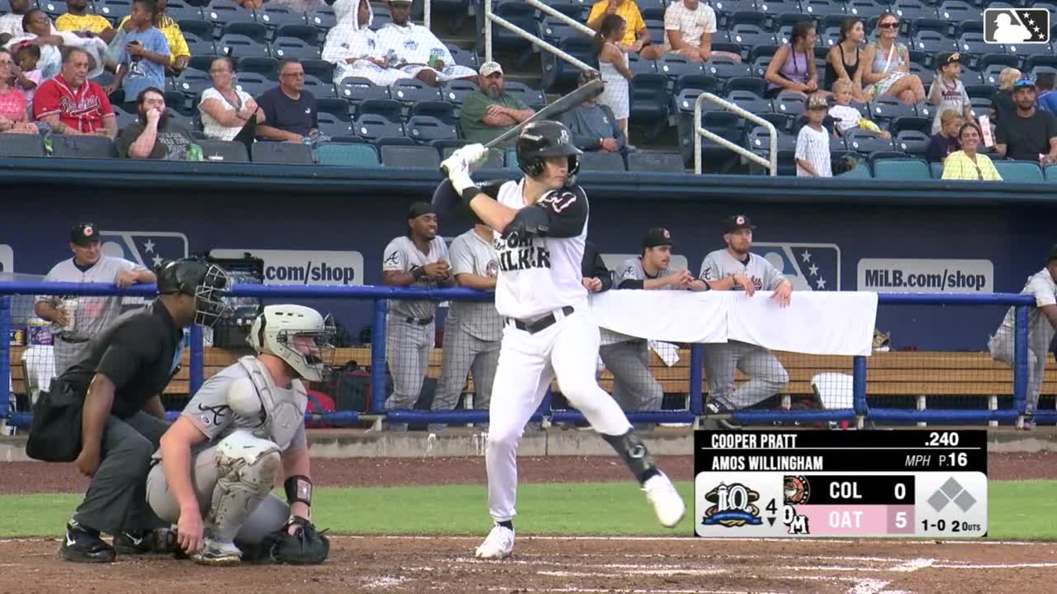 Cooper Pratt's eighth homer of the season | 08/17/2025 | MiLB.com