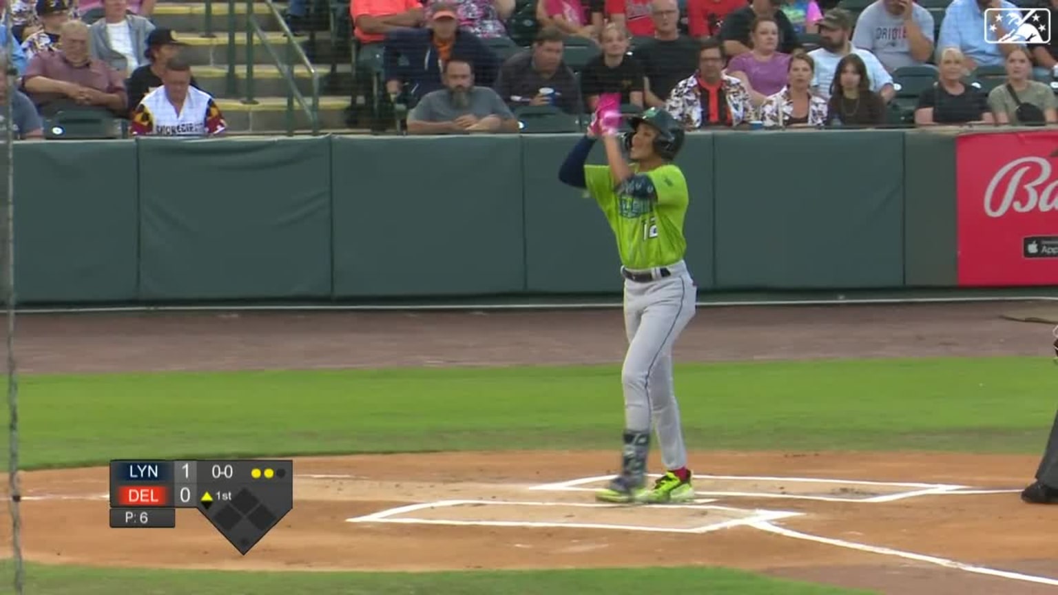 Angel Genao's solo homer | 08/03/2023 | Hillcats