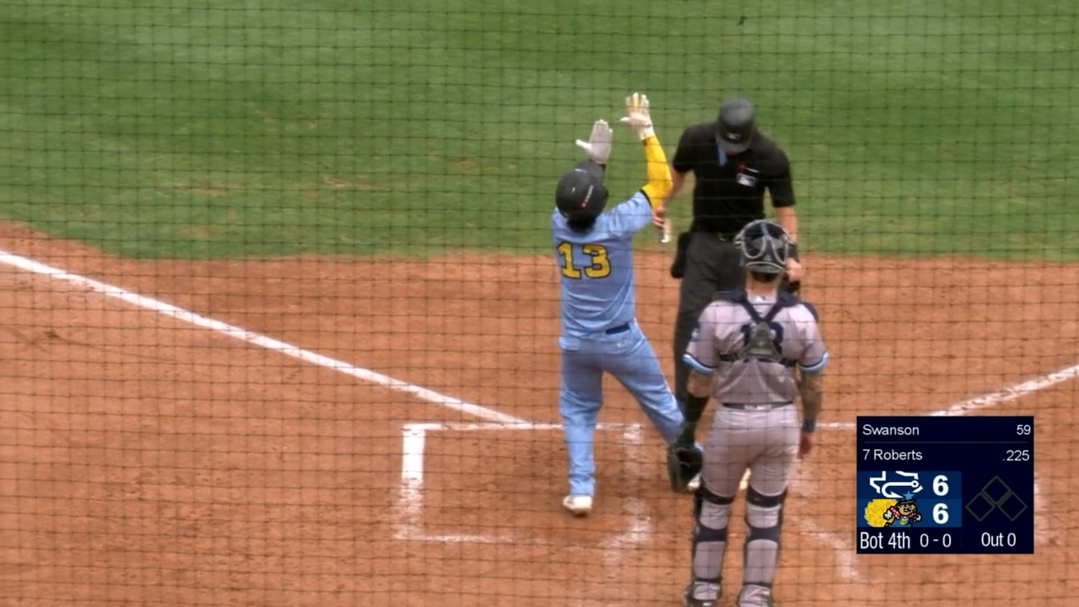 Christian Cerda's three-homer game | 08/17/2025 | Sod Poodles