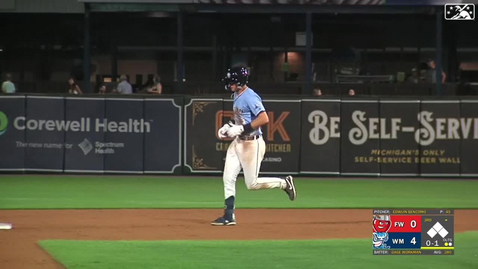 Gage Workman's solo homer | 07/28/2023 | MiLB.com