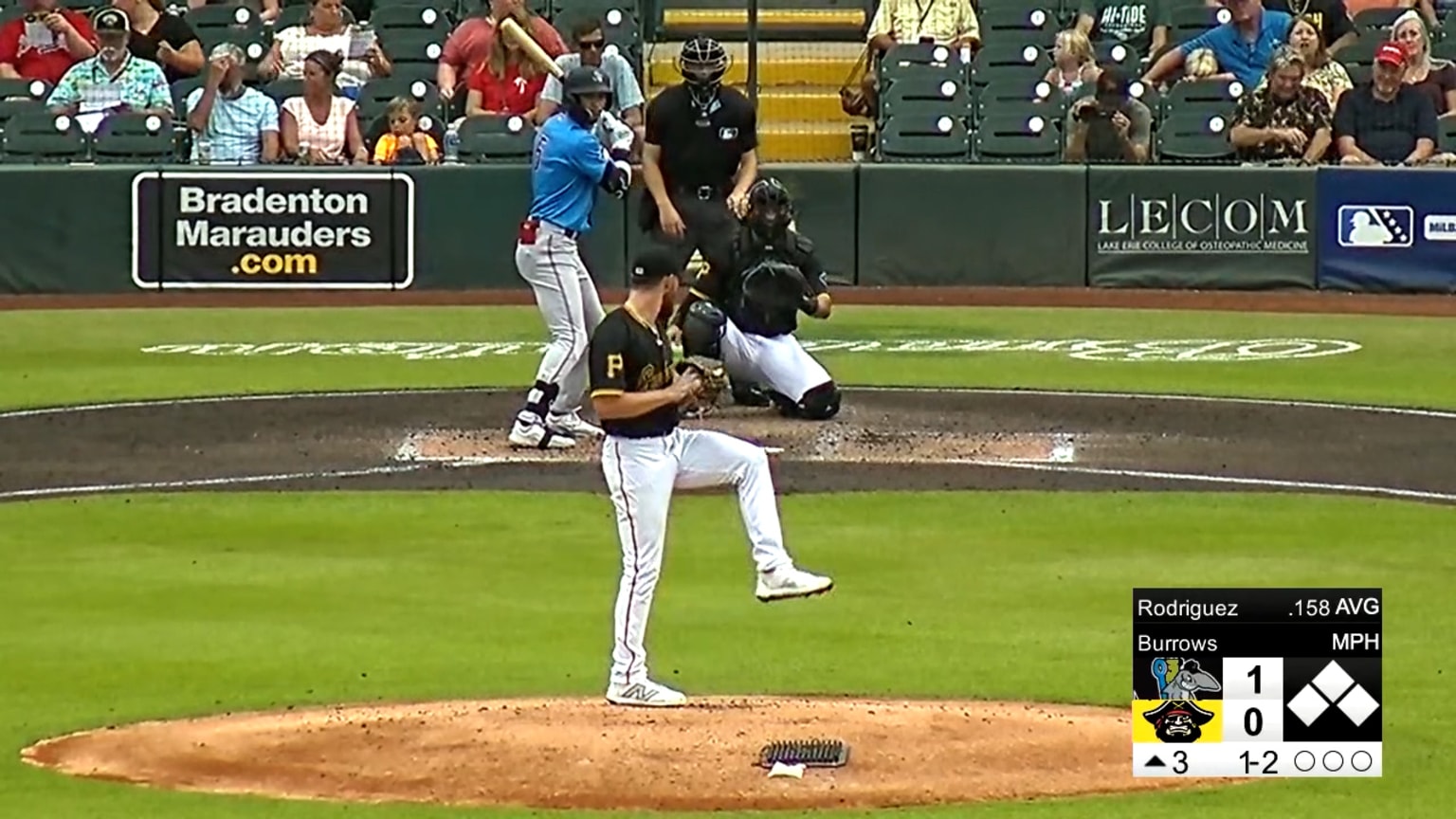 Mike Burrows strikes out the side | 07/12/2024 | Marauders