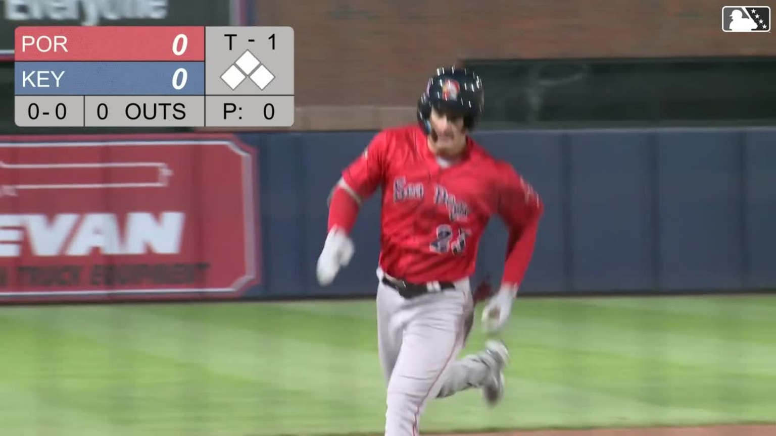 Roman Anthony cracks a lead-off home run | 04/14/2024 | Sea Dogs