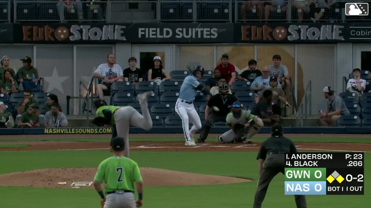 Ian Anderson strikes out Tyler Black | 09/04/2024 | Stripers