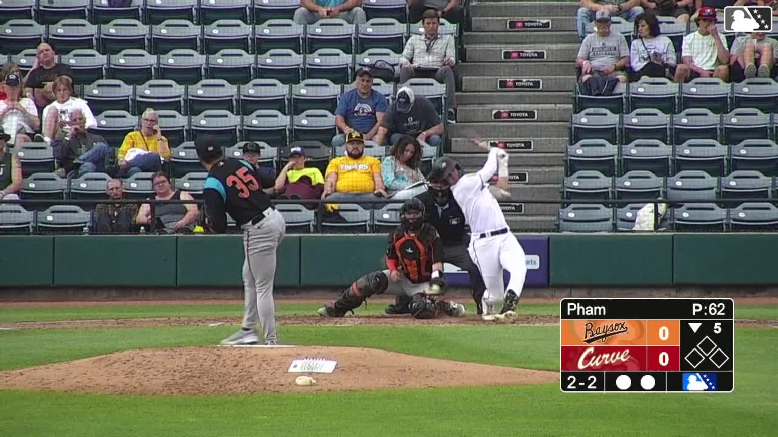 Alex Pham records his sixth strikeout | 07/12/2024 | Baysox