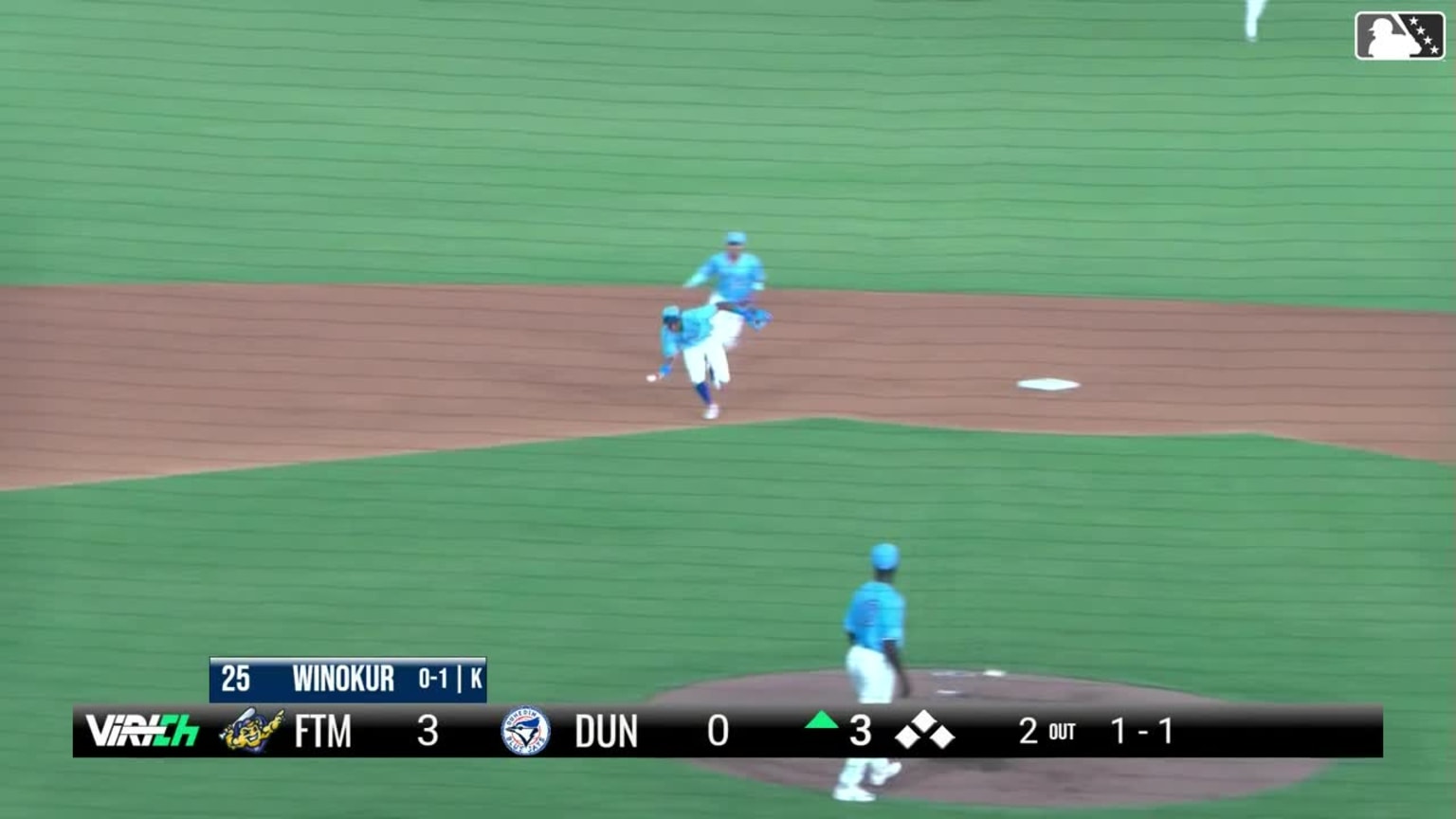 Arjun Nimmala makes a barehanded catch | 07/25/2024 | Blue Jays