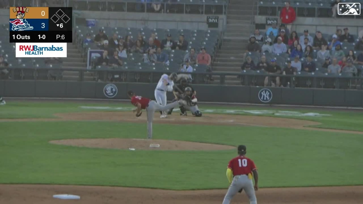 Trey Sweeney's solo home run | 06/15/2023 | Patriots
