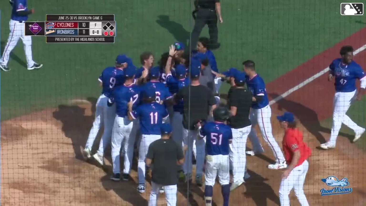 Tavian Josenberger's walk-off homer | 06/30/2024 | IronBirds