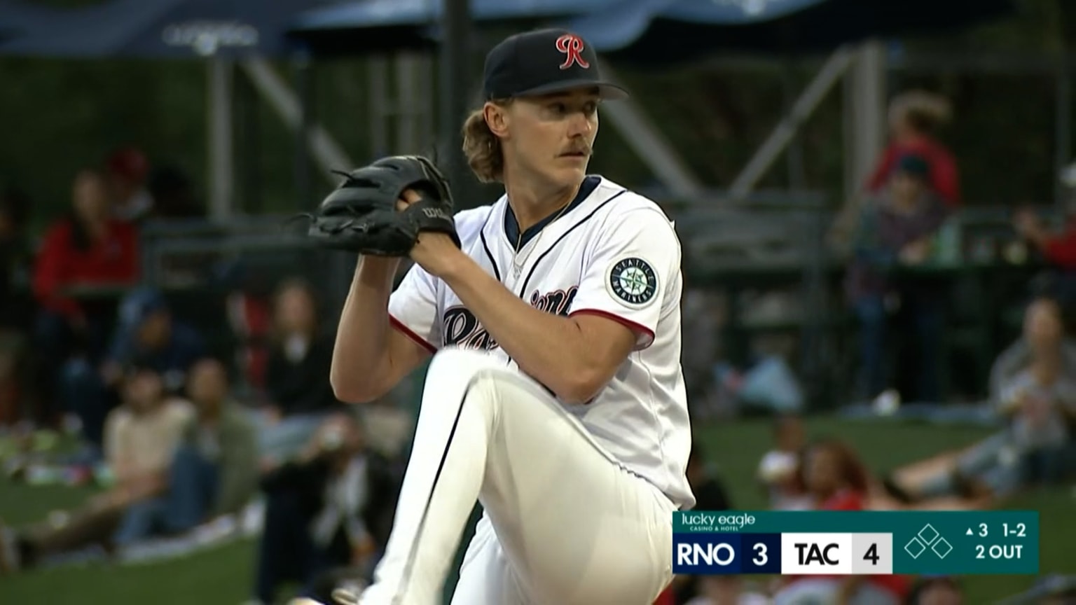 Bryce Miller strikes out five during rehab start | 08/08/2025 | Rainiers