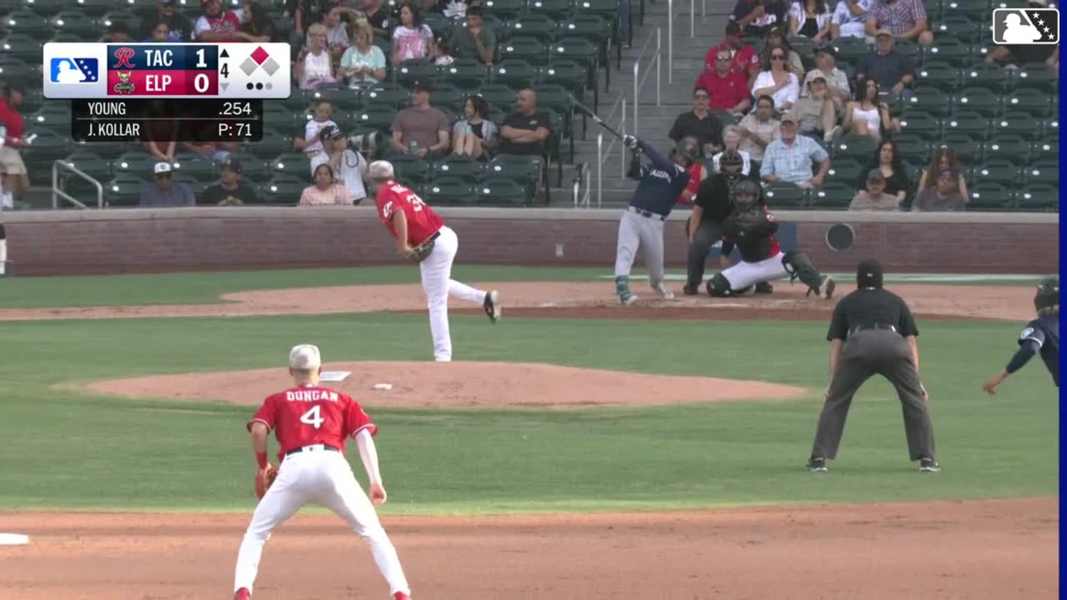 Cole Young hits his fifth home run of the season | 05/26/2025 | Rainiers