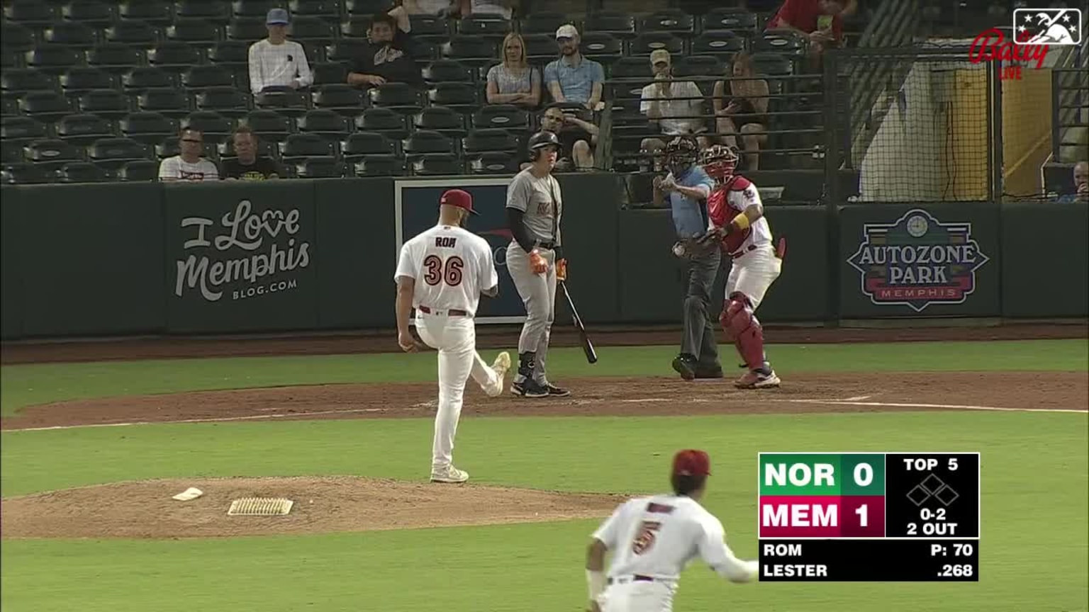 Drew Rom eighth K | 08/16/2023 | Redbirds