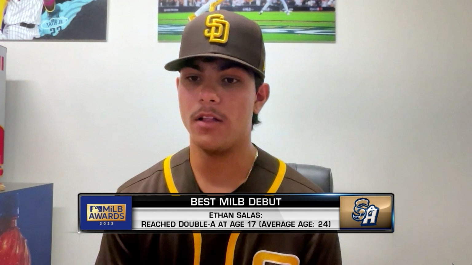 MILB Awards: Ethan Salas | 10/03/2023 | Missions