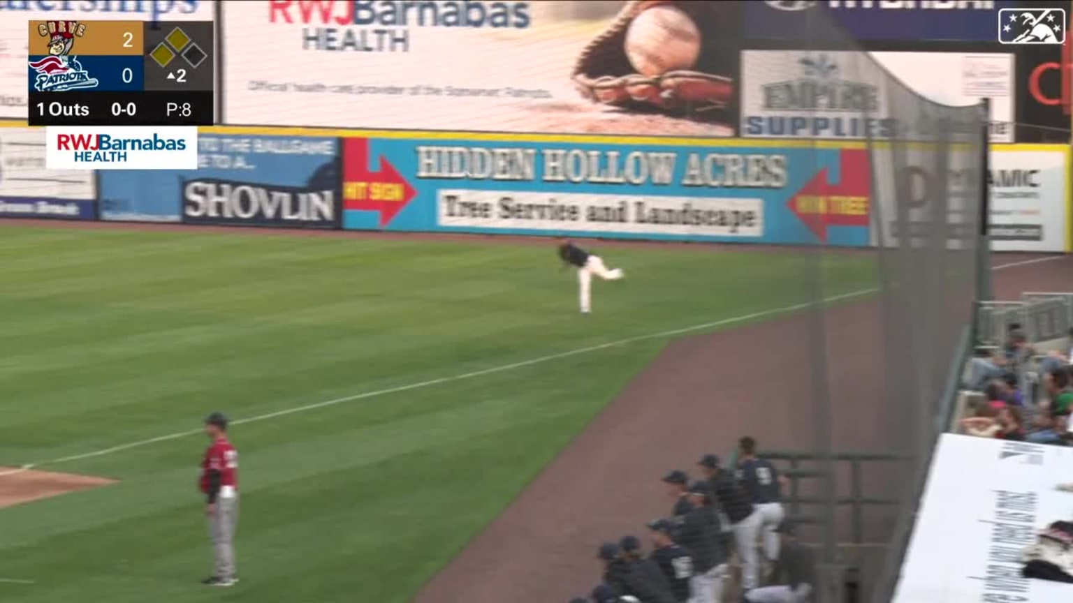 Rosario throws out a runner | 06/15/2023 | Patriots