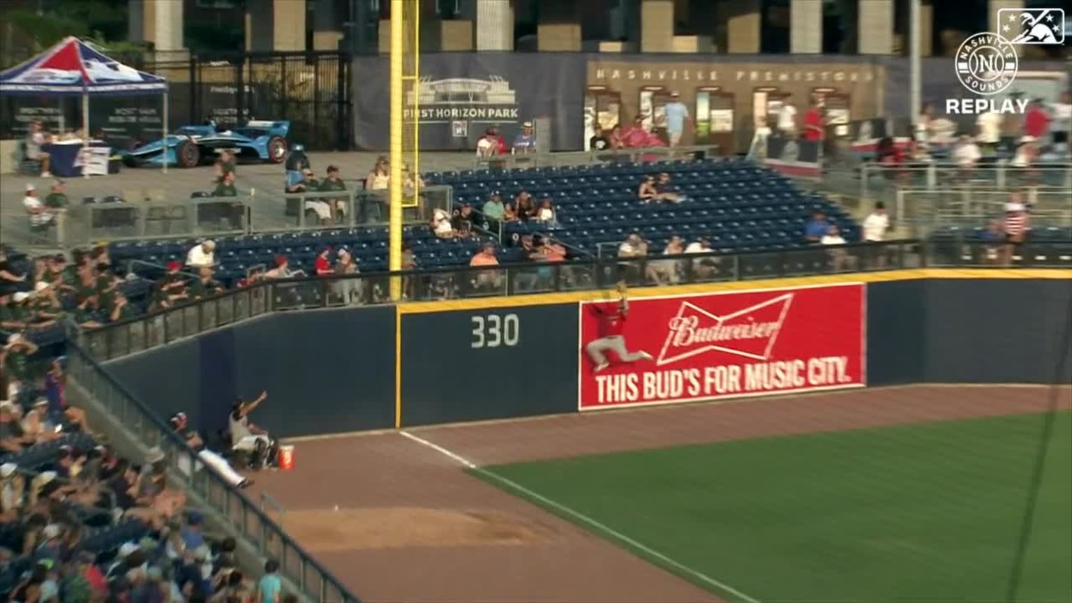 Brian Miller's leaping catch | 07/24/2023 | MiLB.com