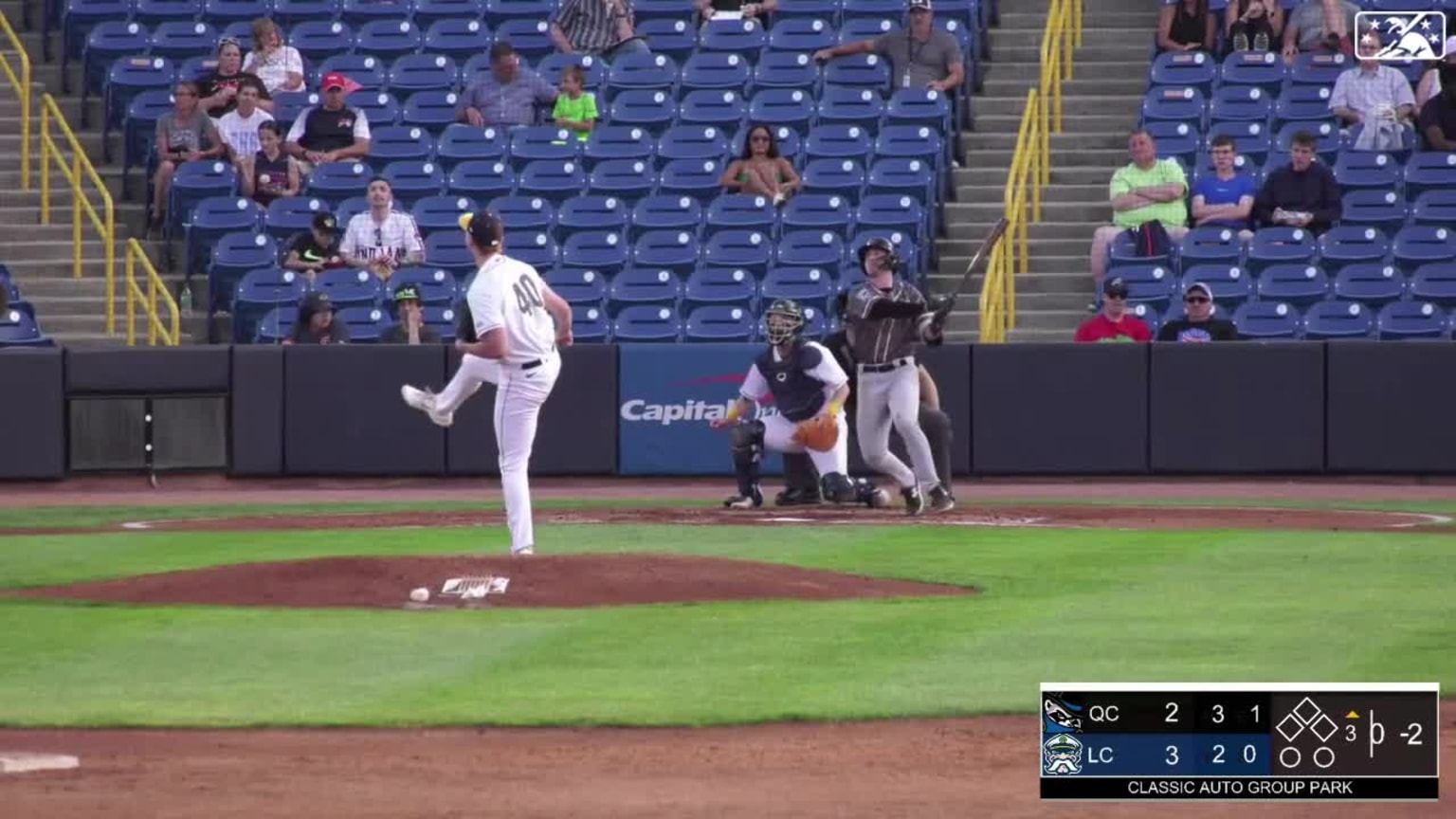 Cayden Wallace's solo homer | 06/01/2023 | River Bandits