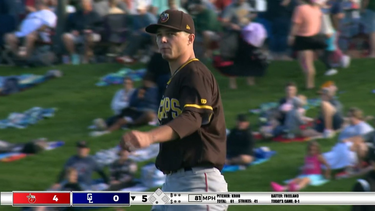 Austin Krob strikes out the side | 08/26/2023 | TinCaps