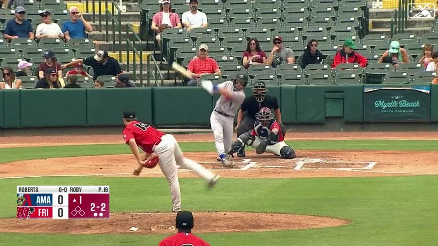 Tekoah Roby fans three | 05/21/2023 | RoughRiders