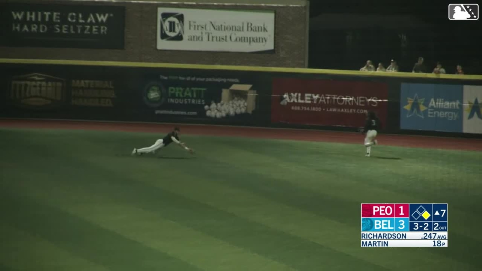 Colby Shade's diving catch to end the game | 08/01/2025 | MiLB.com