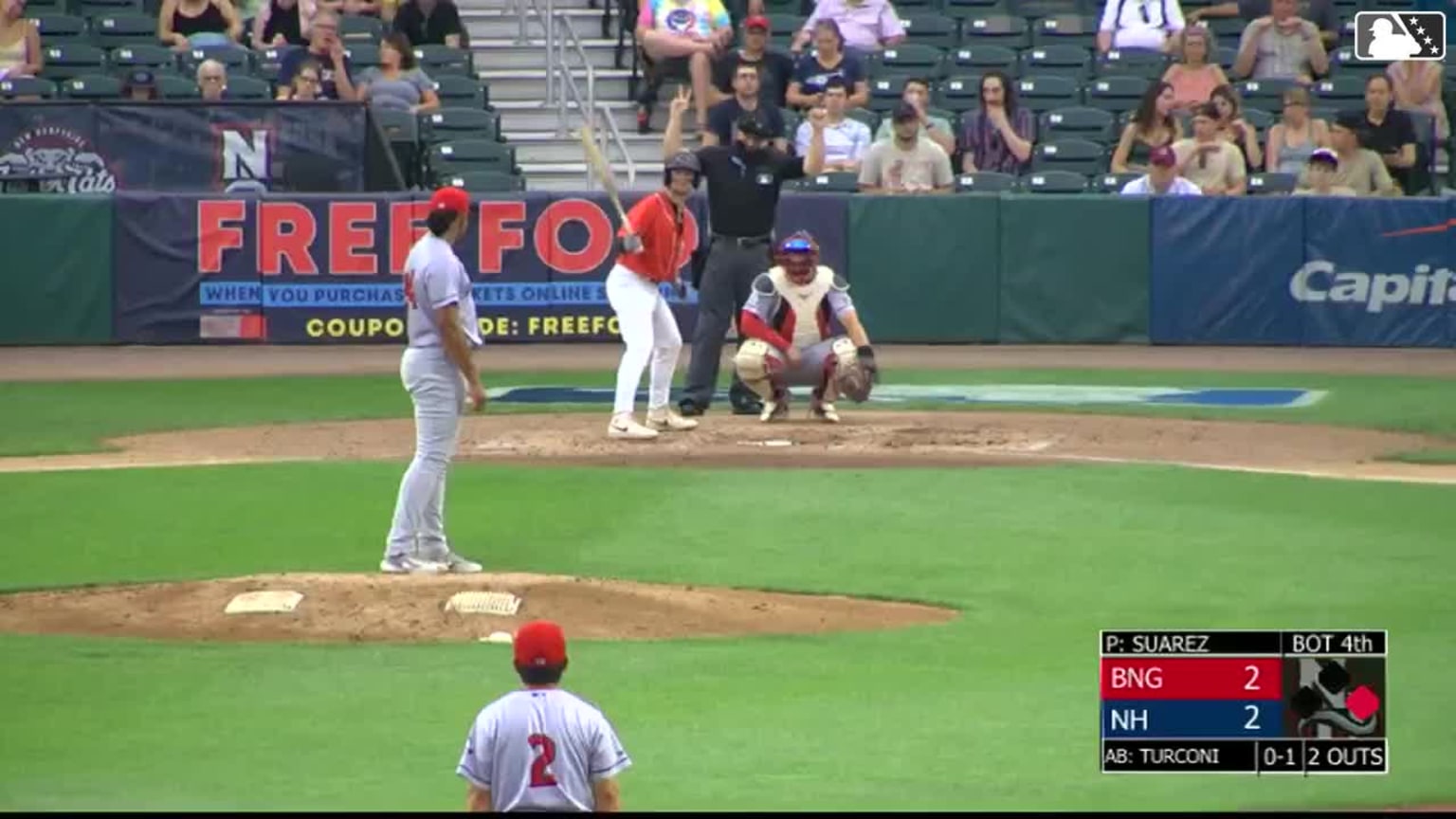 Joander Suarez records his seventh strikeout | 07/11/2024 | MiLB.com Joander Suarez records his seventh strikeout | 07/11/2024 | MiLB.com