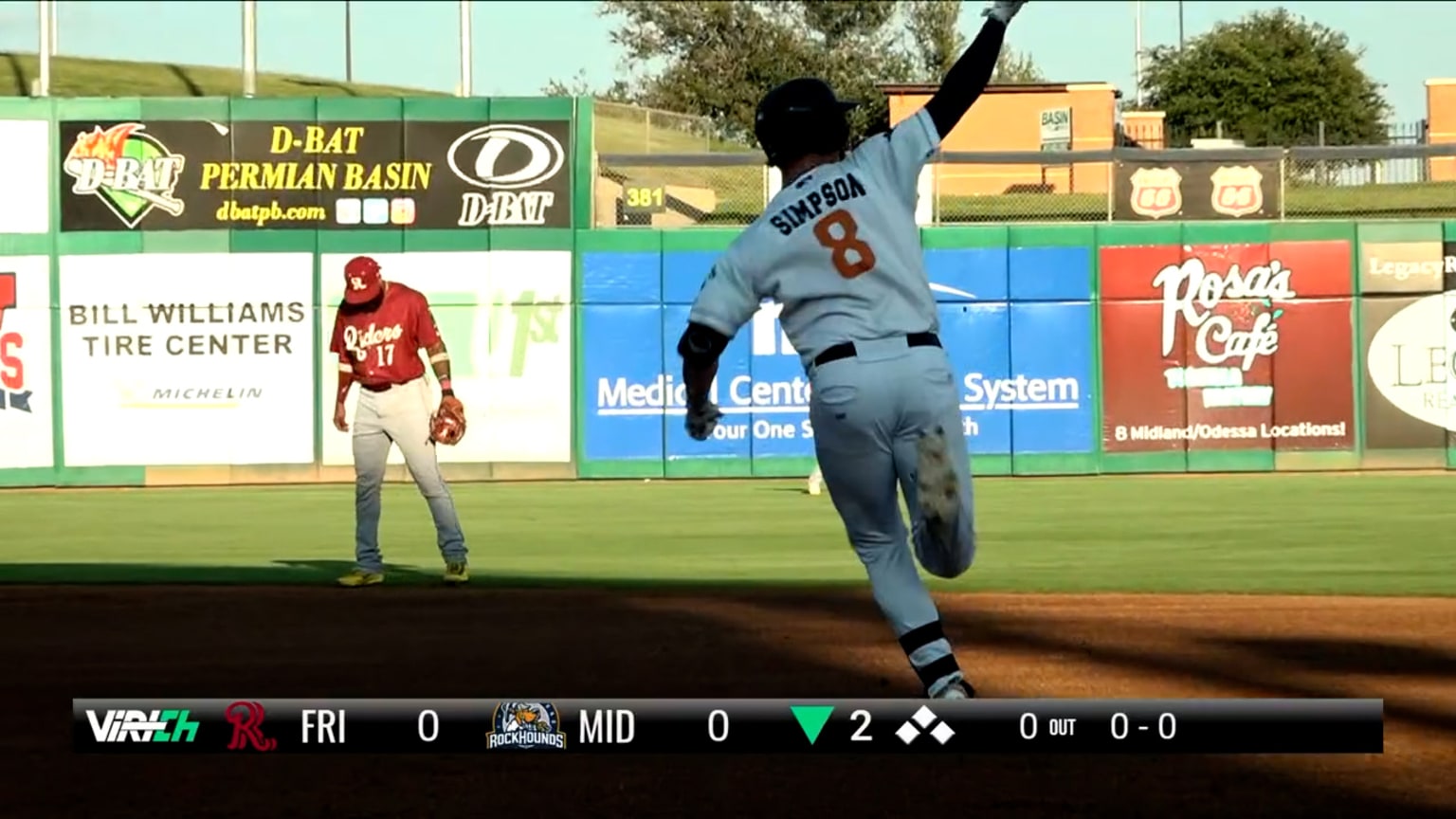 Will Simpson's first homer of the postseason | 09/18/2024 | RockHounds