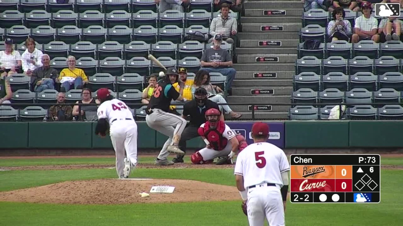 Po-Yu Chen's seventh strikeout | 07/12/2024 | MiLB.com