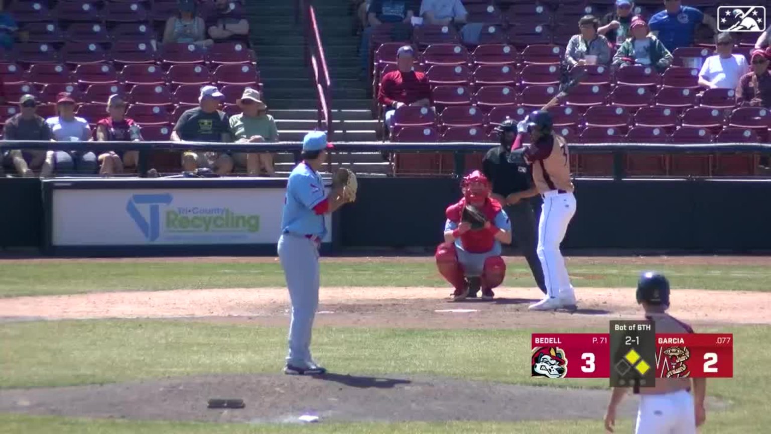 Garcia's three-run home run | 04/12/2023 | MiLB.com
