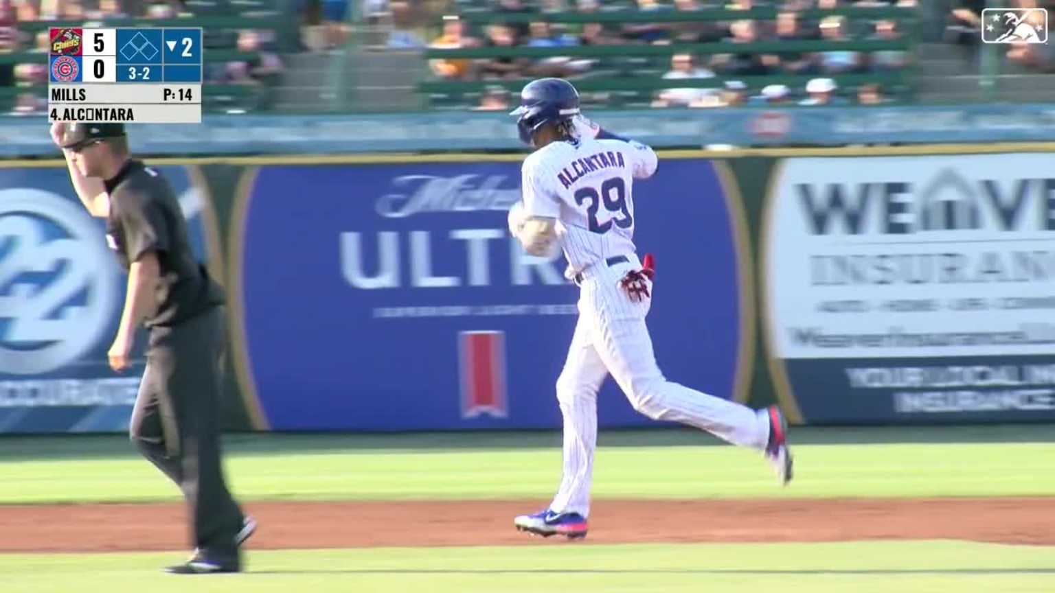 Kevin Alcántara's solo homer | 07/07/2023 | Cubs
