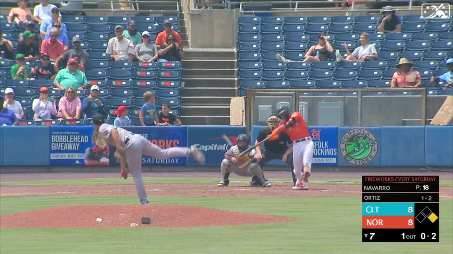 Ortiz's go-ahead RBI double | 06/29/2023 | MiLB.com