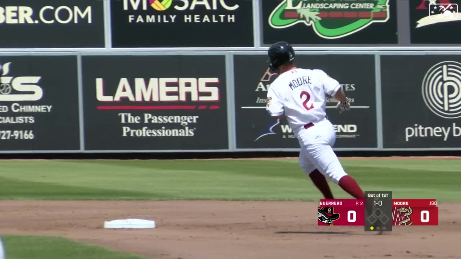 Robert Moore's solo home run | 05/20/2023 | Timber Rattlers