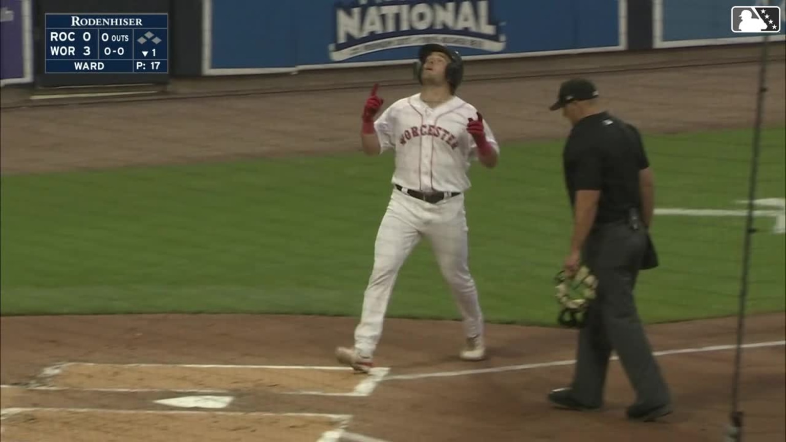 Nathan Hickey's three-run home run | 06/07/2024 | Red Sox