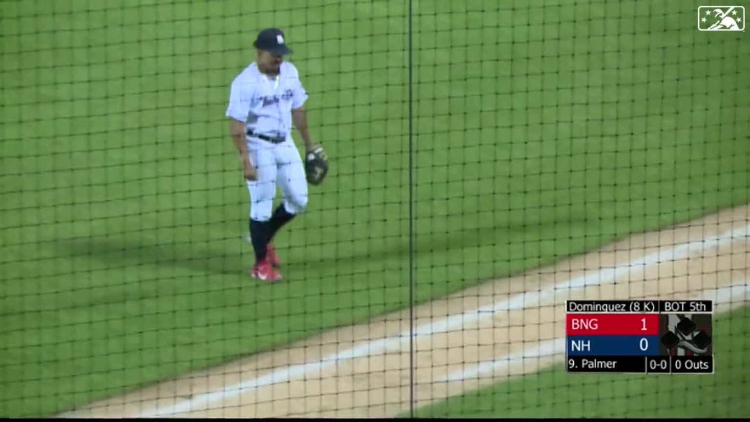 Michael Dominguez's 9th strikeout | 08/25/2023 | Fisher Cats