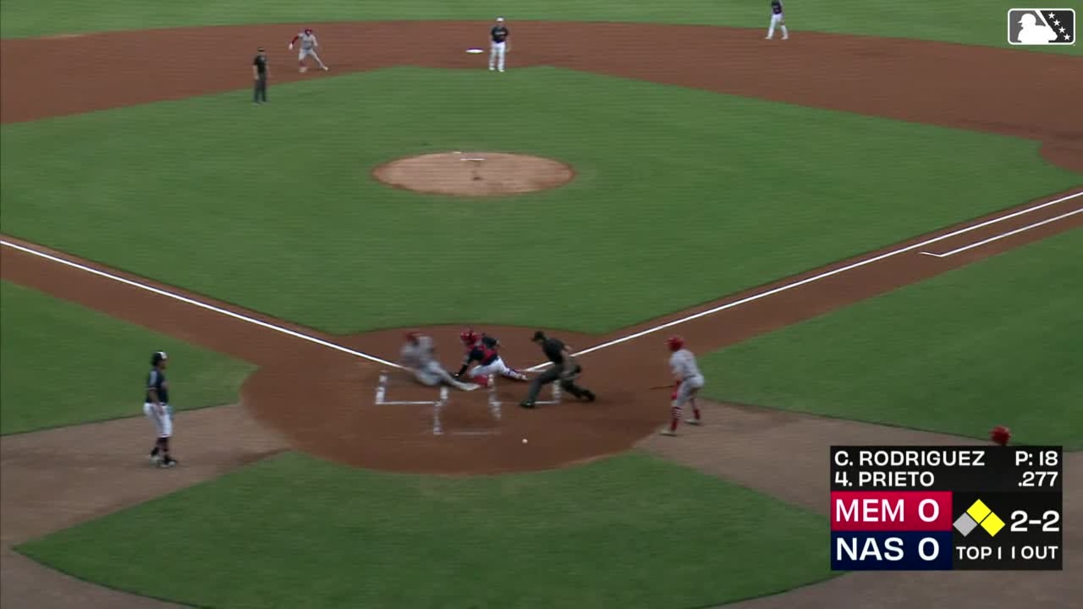 César Prieto's two-run double | 09/12/2024 | Redbirds