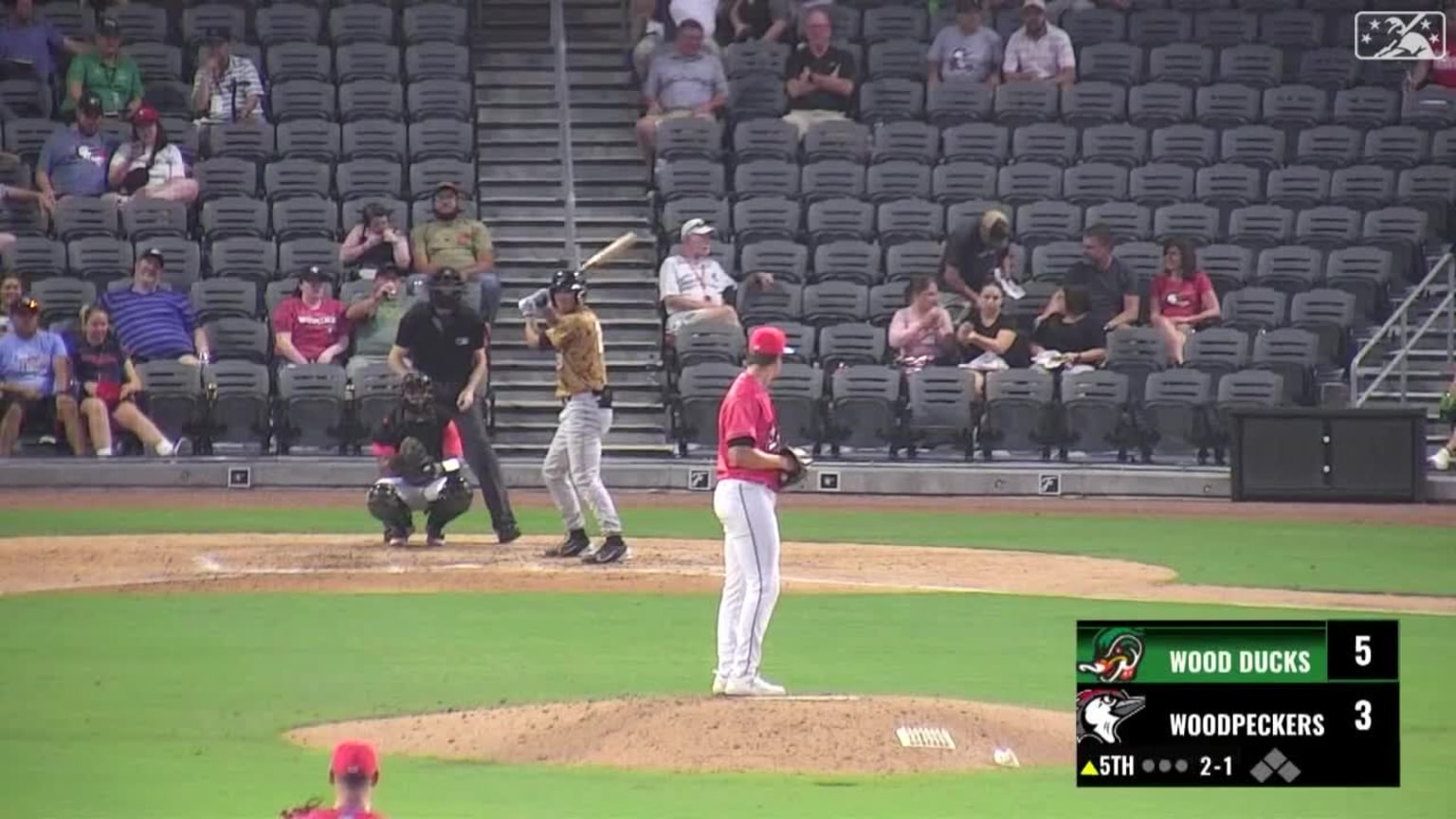 Andrew Taylor's eighth strikeout | 07/28/2023 | Woodpeckers