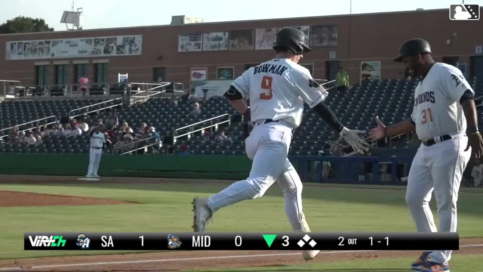 Athletics No. 18 prospect Cooper Bowman's solo HR | 06/06/2024 | RockHounds