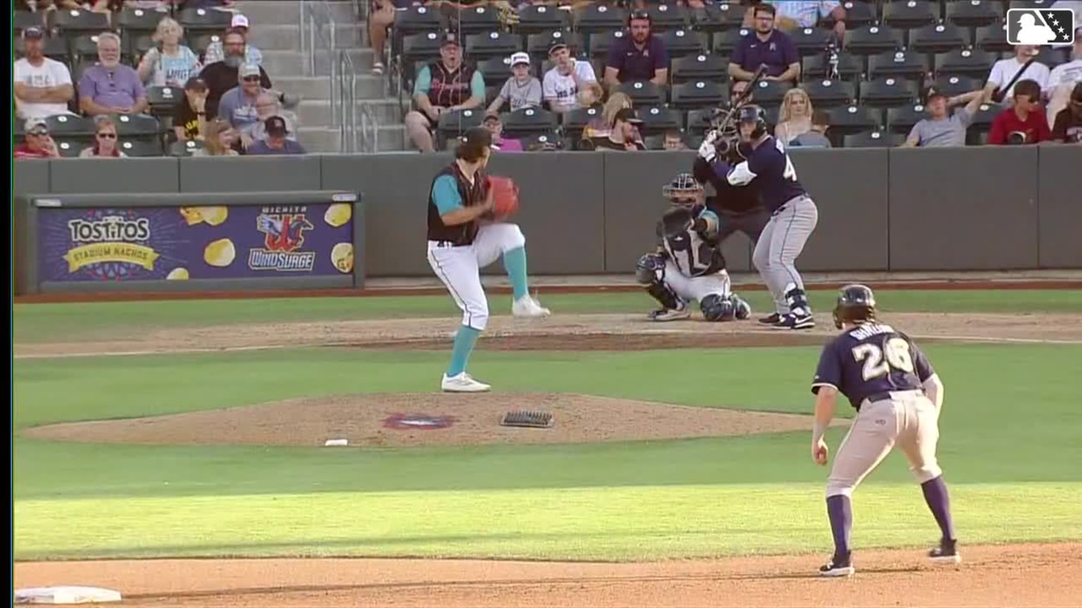 Travis Adams' ninth strikeout of the game | 06/30/2024 | Wind Surge